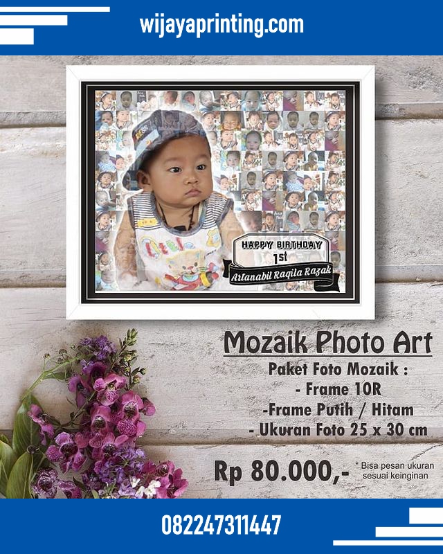 Mozaik Foto - Wijaya Printing Banyuwangi