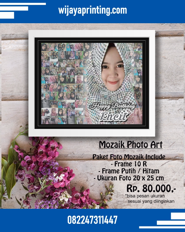 Mozaik Foto - Wijaya Printing Banyuwangi