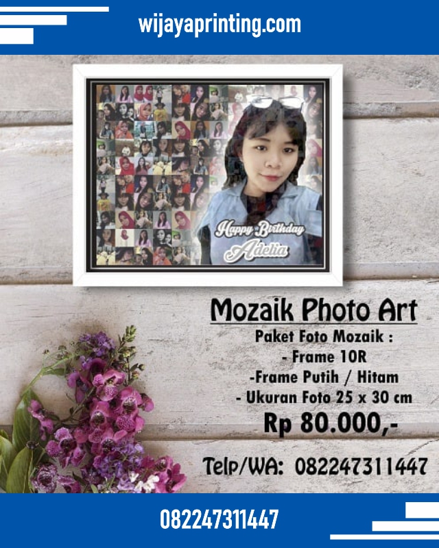 Mozaik Foto - Wijaya Printing Banyuwangi